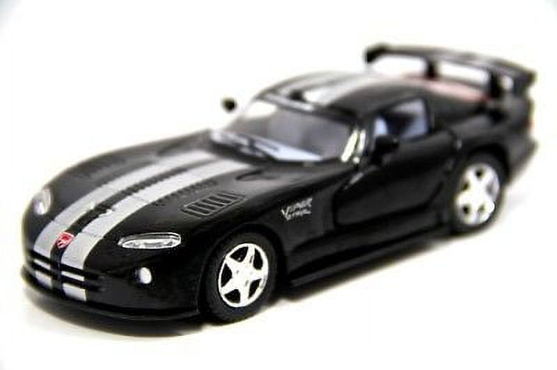 5" Kinsmart Dodge Viper GTS-R Diecast Model Toy Car 1:36 Black ...
