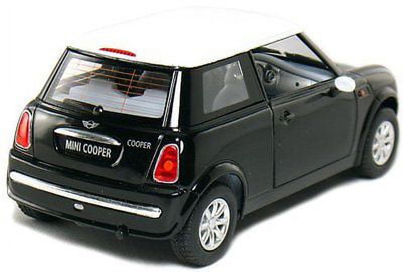 5" Kinsmart Mini Cooper Diecast Model Toy Car 1:28 Pull Action Black ...