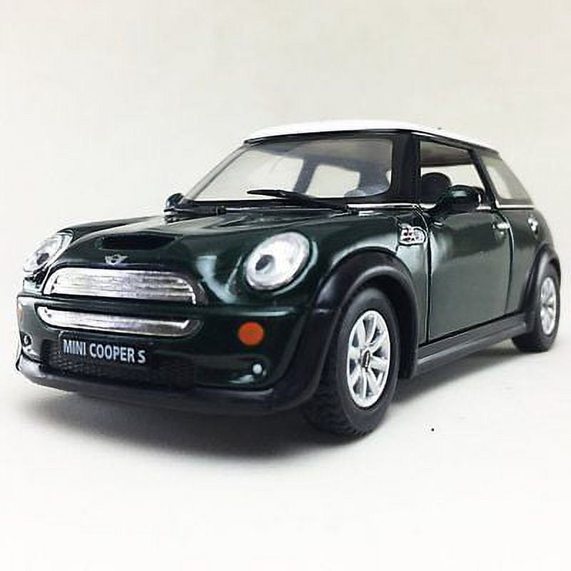 5" Kinsmart Mini Cooper S Diecast Model Toy Car 1:28 Green - Walmart.com