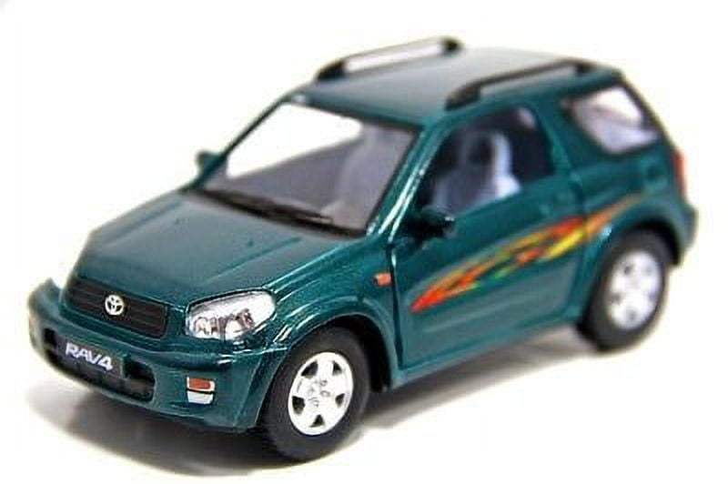 5" Kinsmart Toyota Rav4 Diecast Model Toy SUV 1:32 Green - Walmart.com