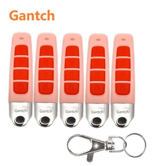 5-Kit 433MHz Gantch Garage Electronic Gate Wireless Remote Control for ...