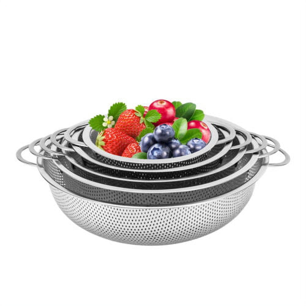 5*Kitchen Supply Mesh Stainless Steel Strainer Tool Set 5 Liquid ...