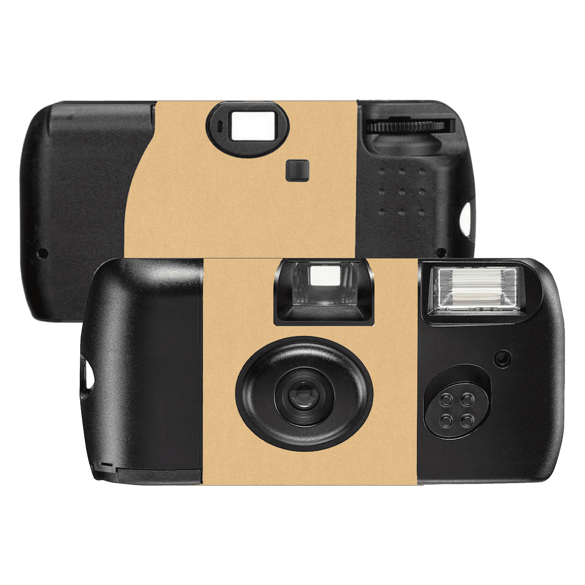 5 Kraft Brown label Film Camera – Kodak 400 Speed Single Use Camera, 27 ...