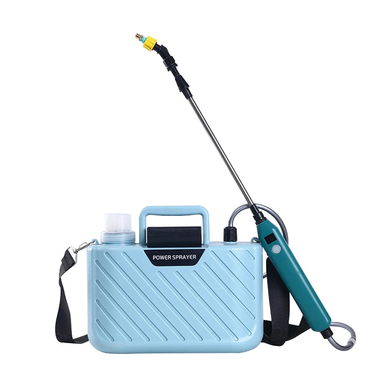 5 L Portable Electric Sprayer With 2 Mist Nozzles USB Rechargeable Lawn ...