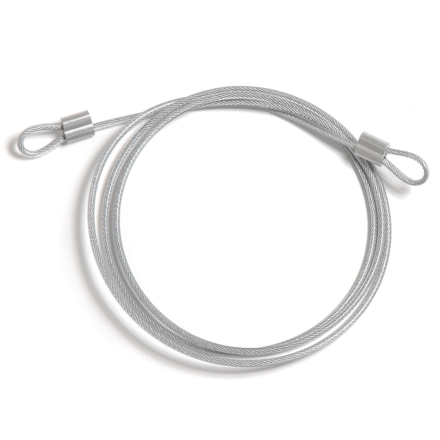 Global Industrial Steel Tie Down Cable 5'L Reinforced With End Loops ...