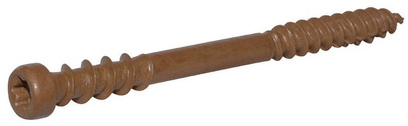 5 LB 3" x #10 Deck Plus Brown Ceramic Exterior Composite Screws Sel ...