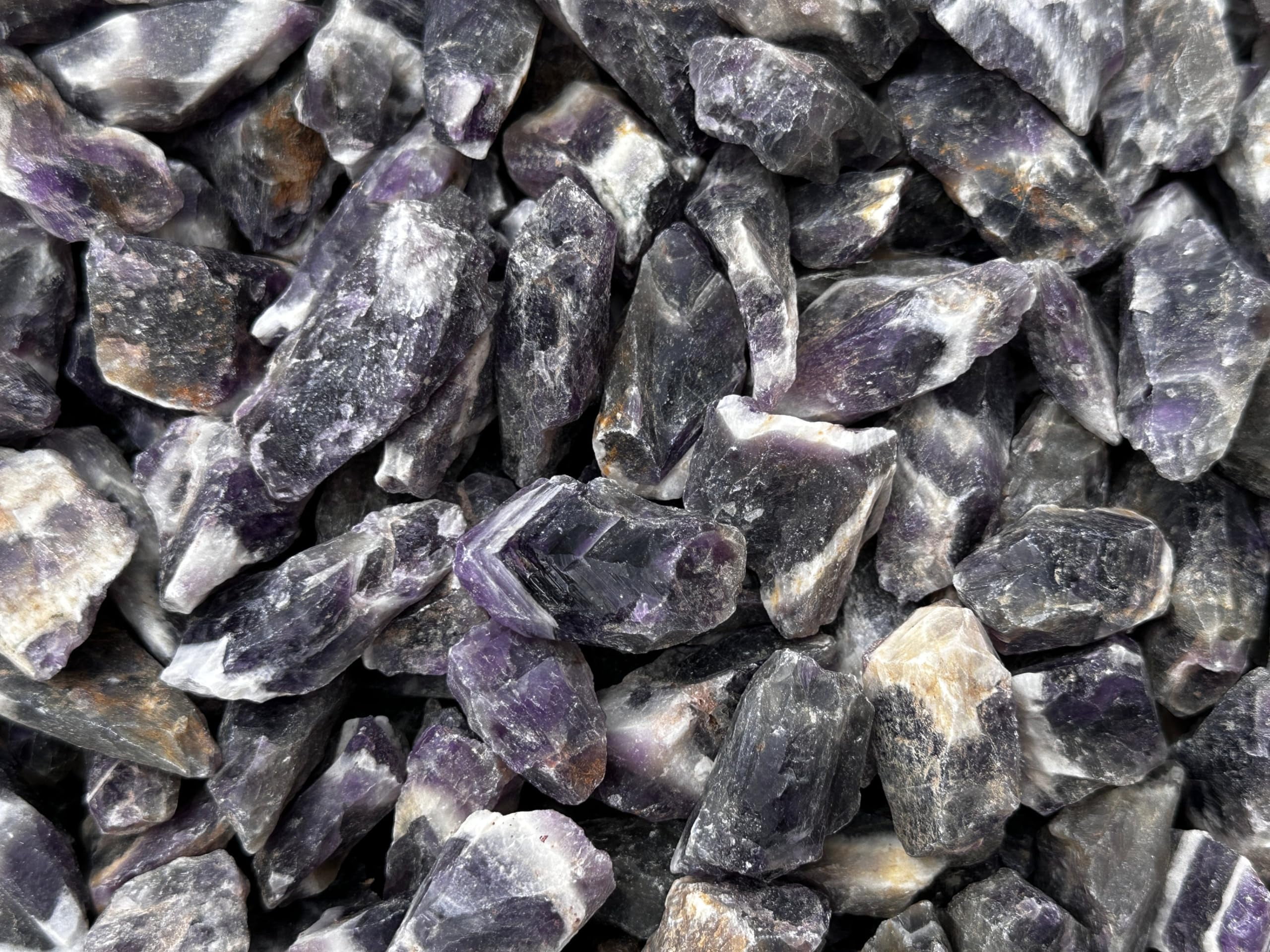 5 LB Lot Raw Chevron Amethyst Crystals, Natural Chevron Amethyst Stone ...