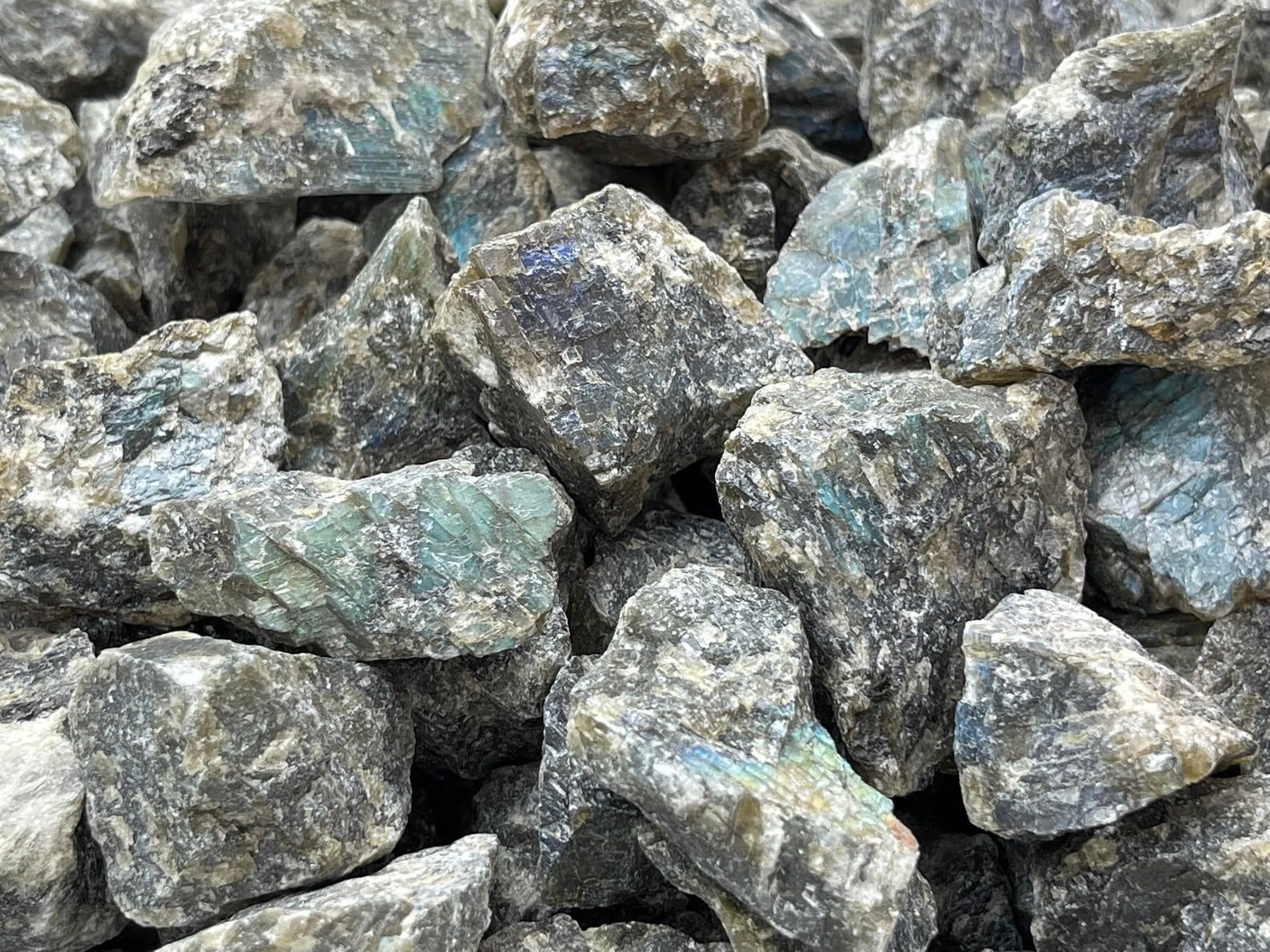 5 LB Lot Raw Labradorite Crystals, Natural Labradorite Stone, Natural ...