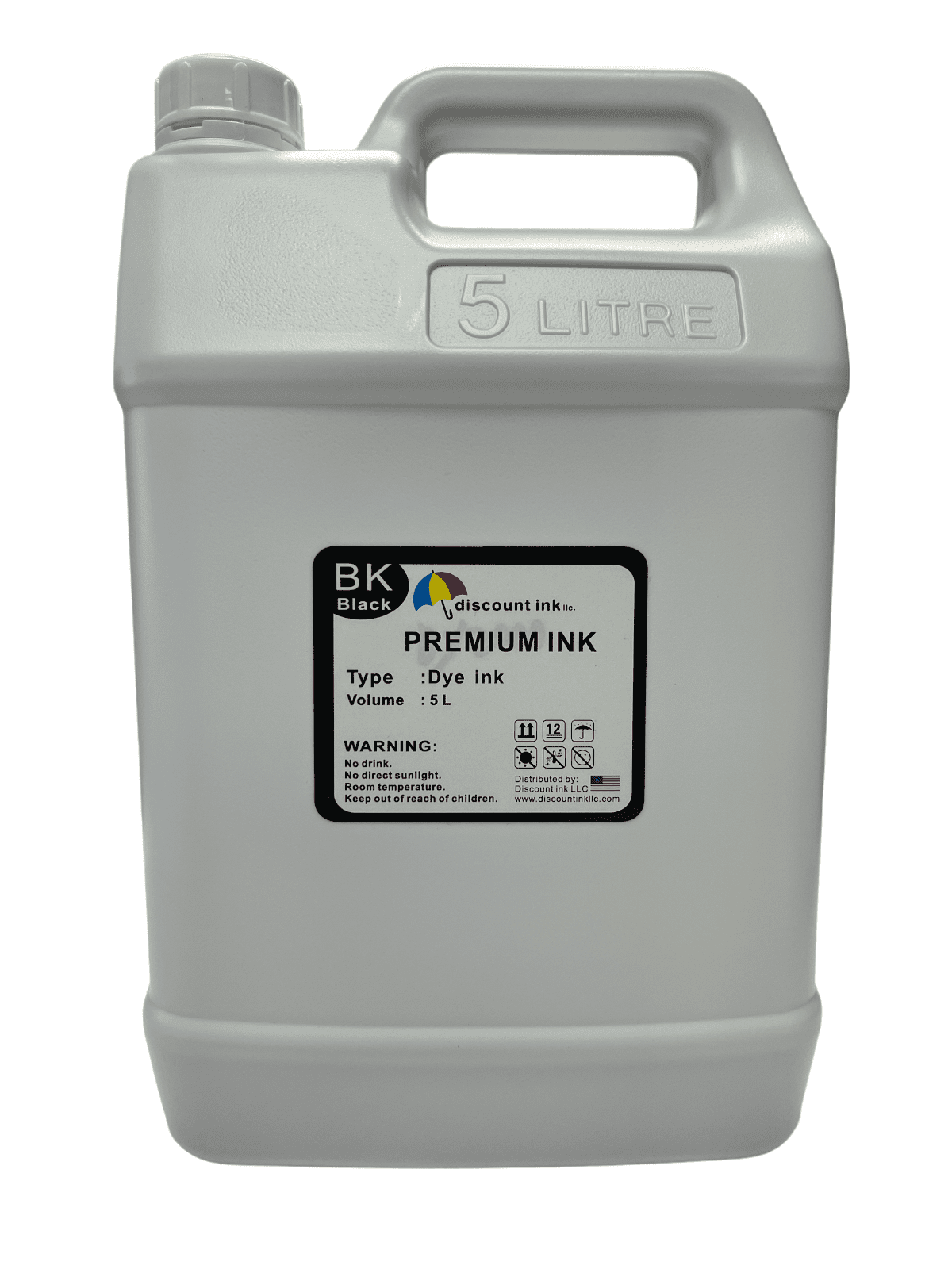 5 LITRE 5000ml DYE Bulk Refill Ink compatible for All Epson Workforce ...