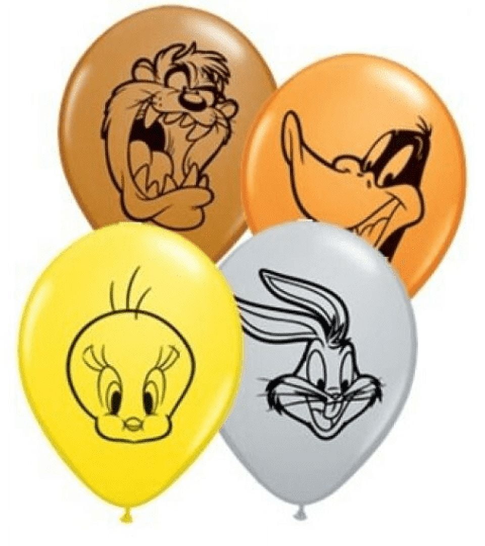 5" LOONEY TUNES FACES Balloon • Party Supplies Decorations Balloon - Pack of 10 - Walmart.com