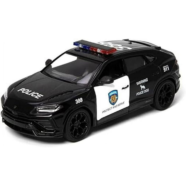 5" Lamborghini Urus Performante Police Car, 1:40 Scale, Die Cast Metal ...