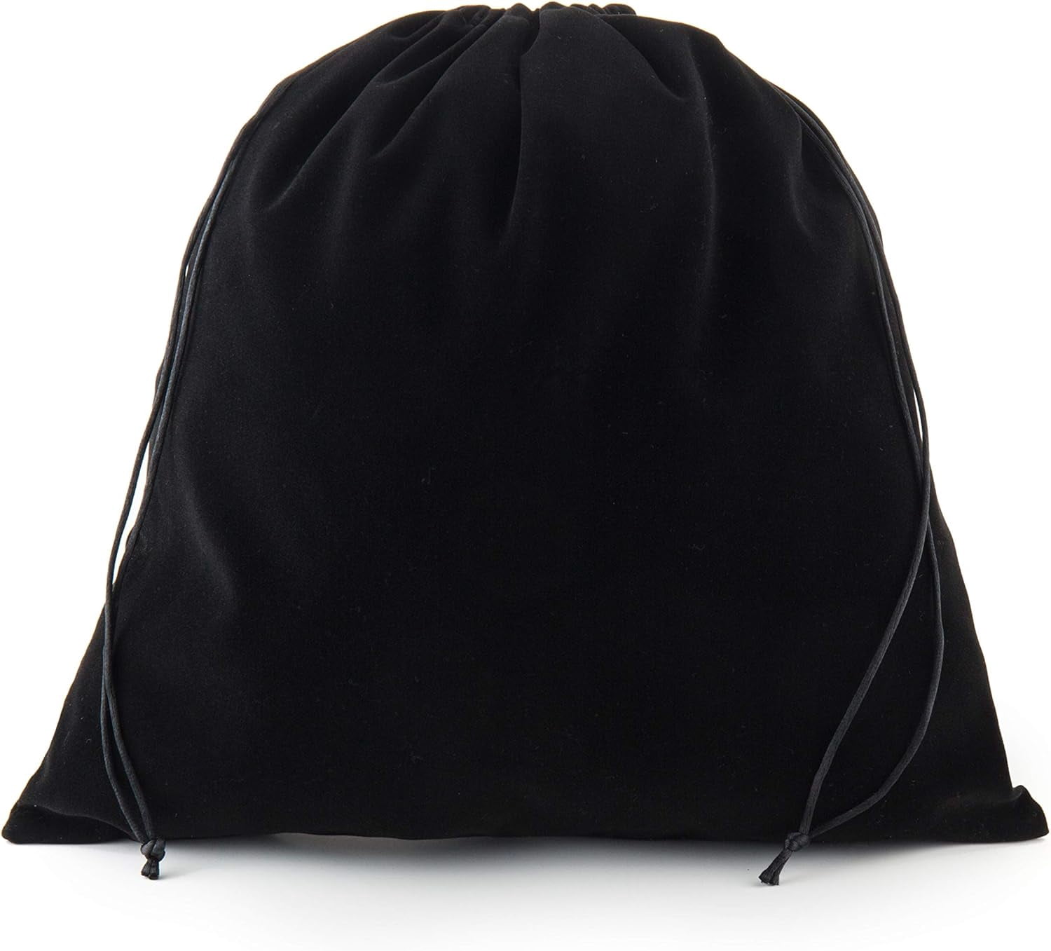 5 Large Black Pouch Bags With Drawstring -14 x14 INCH Bag Dust Bag For ...
