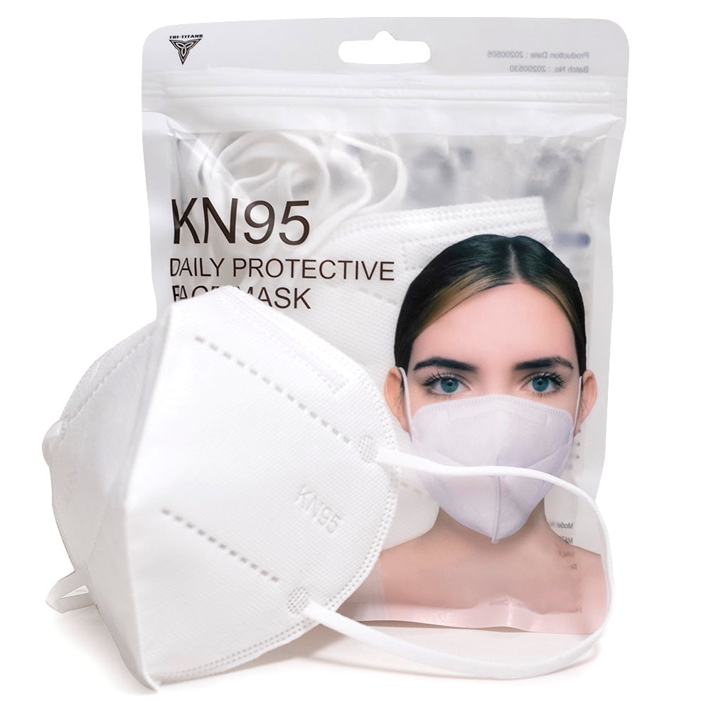 5 Layer Disposable KN95 Mask - White (15pcs) - Walmart.com