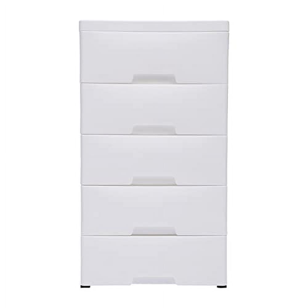 5-Layer Drawers Dresser, Drawers Chest with Detachable Universal Wheel ...