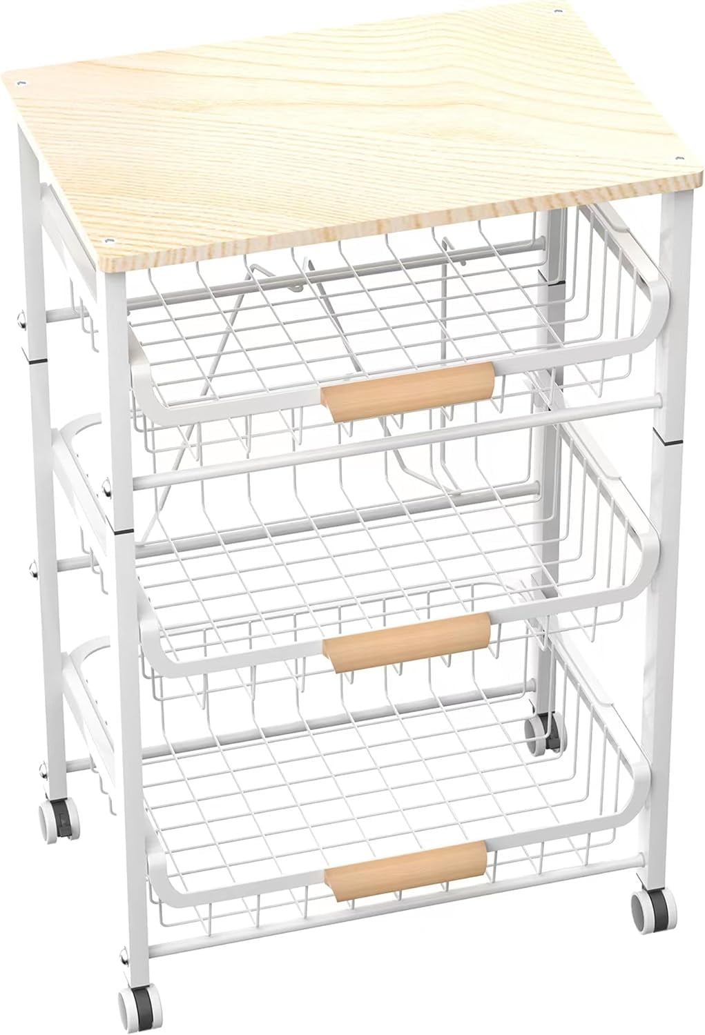 5-Layer Fruit Basket Kitchen Food Storage Organizer and Storage Rack ...