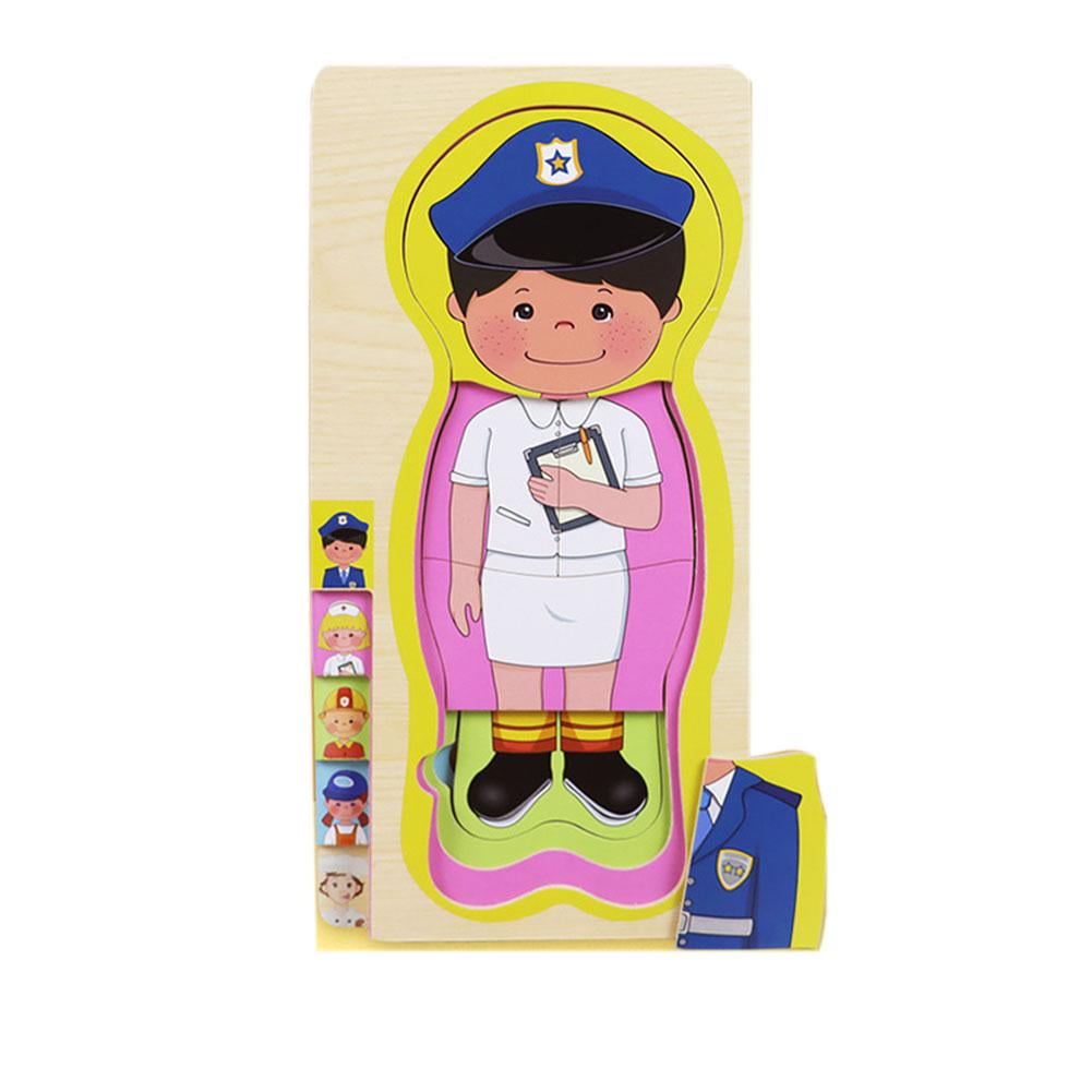 5-Layer Human Body Wooden Puzzle For - Anatomy Learning Toy 36pcs with ...