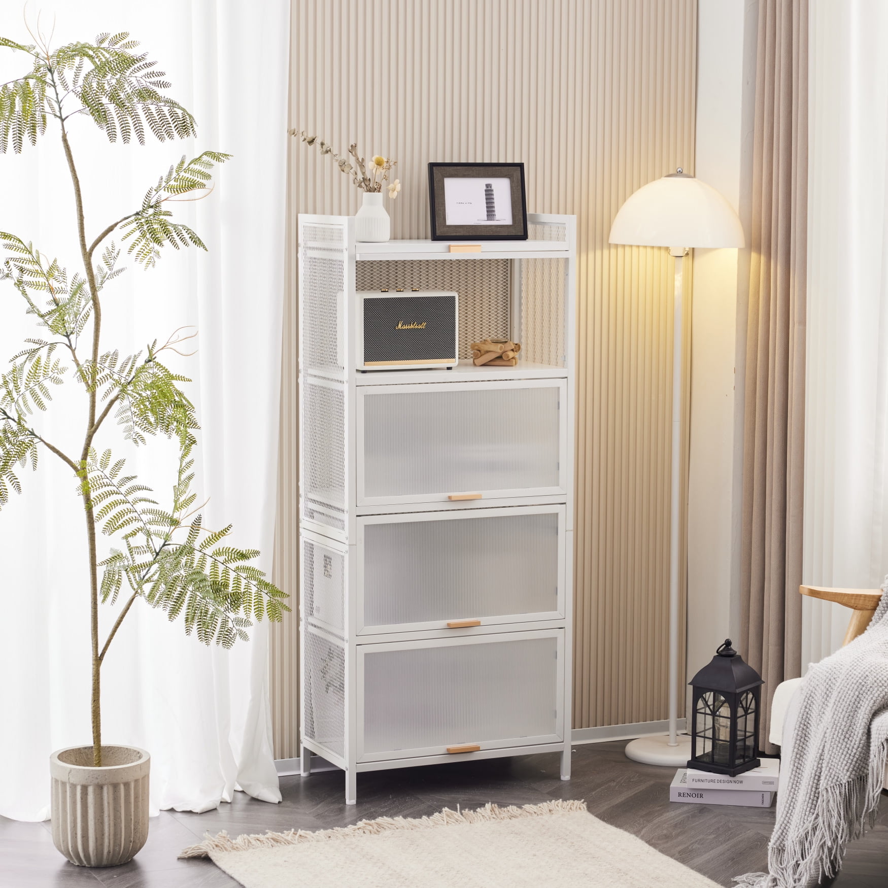 5-Layer Kitchen Pantry Cabinet, Multifunctional Storage Cabinet with ...