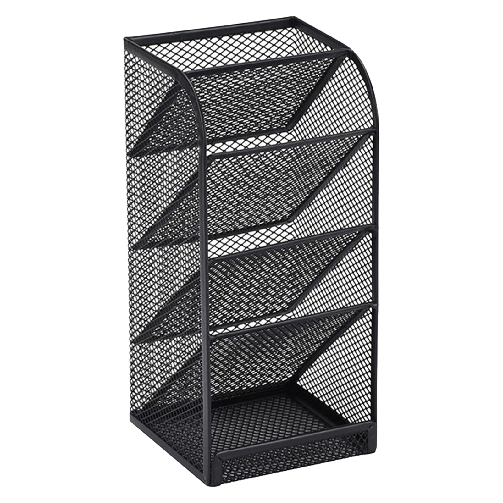 5 Layer Metal Mesh Desk Organizer And Stationery Holder, Small Desktop ...