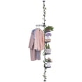 5-Layer Tension Pole Plant Stands Indoor Metal Flower Display Rack ...