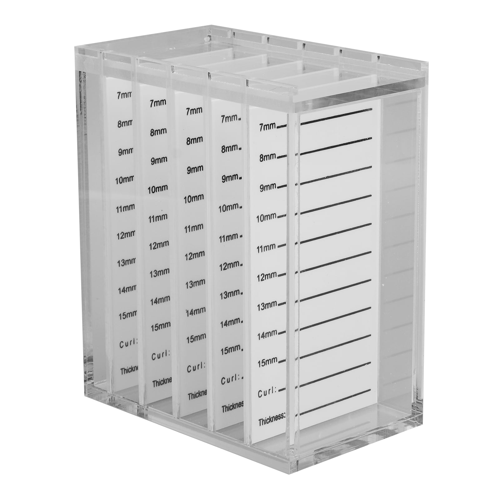 5 Layers Acrylic Eyelash Storage Box Clear Single Eyelash Implant ...