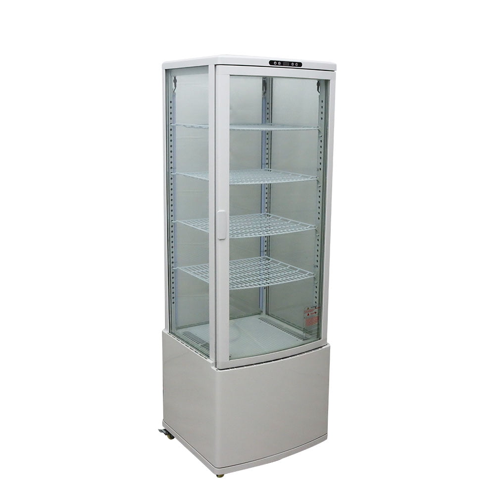 5 Layers Cake Display Cabinet Glass Refrigerated Showing Case Vertical ...