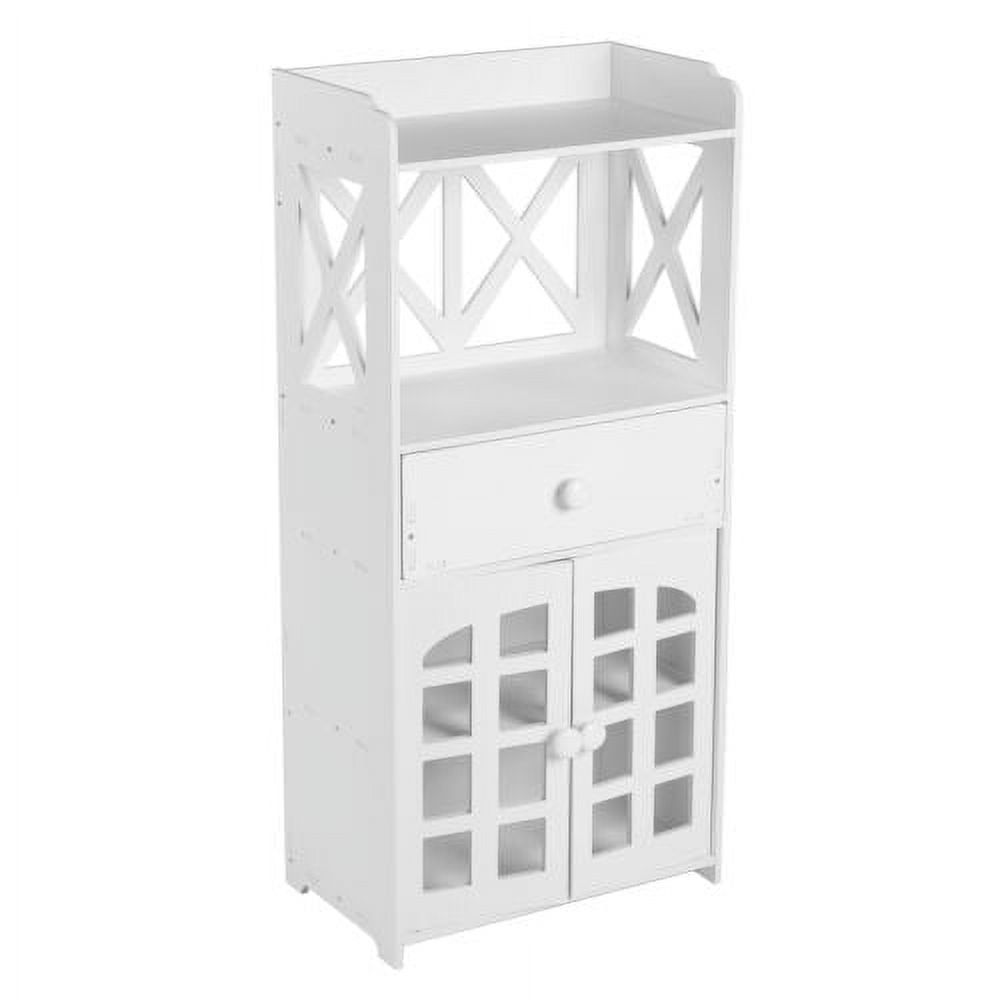 5 Layers Free Standing Drawers Storage Cabinet Large Capacity Floor ...