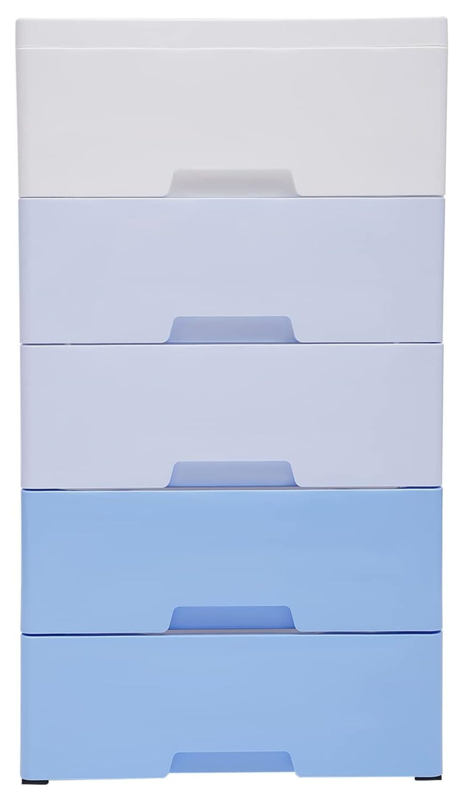 5 Layers Plastic Drawers Dresser, Storage Dresser with 5 Drawers ...