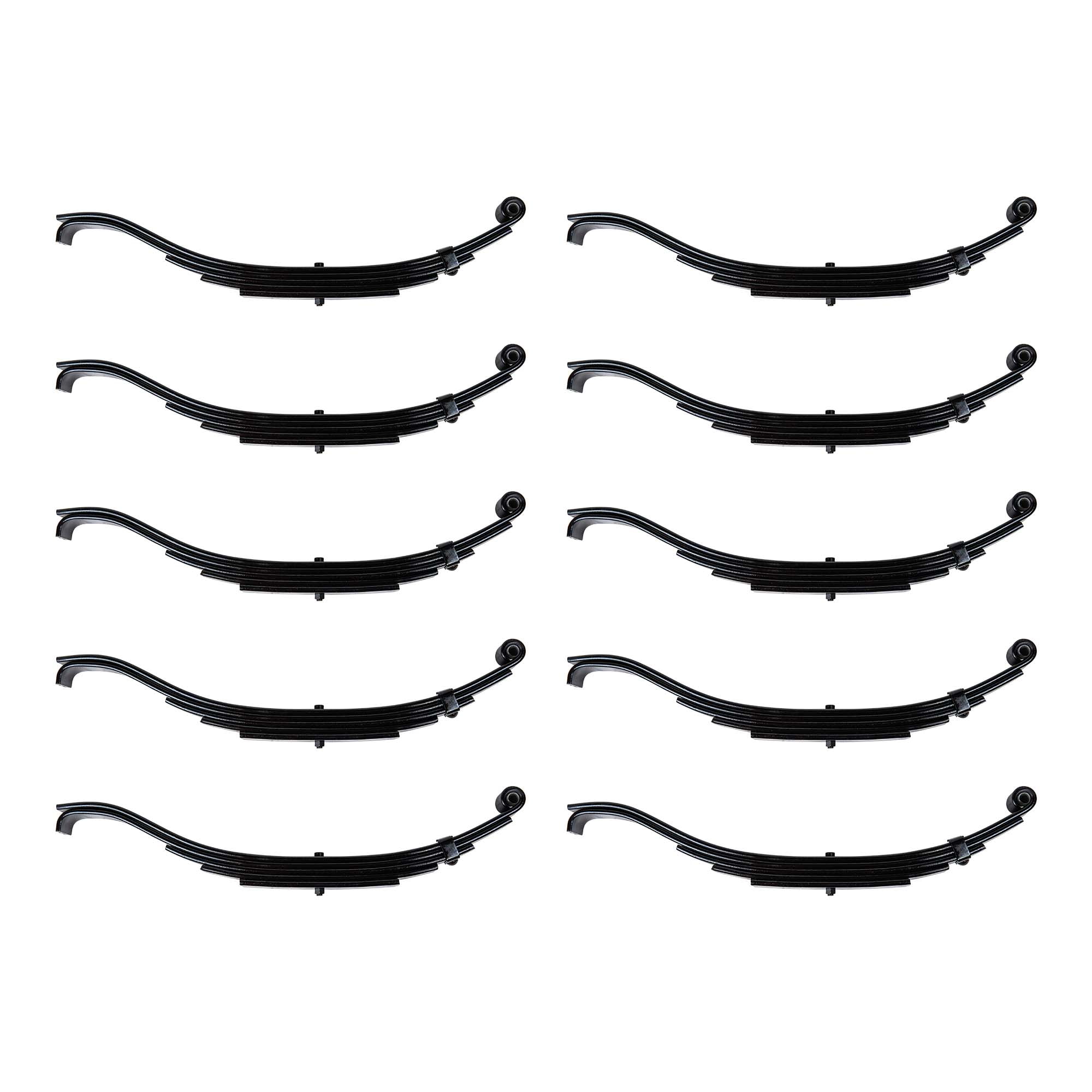 5-Leaf 26 5/8" x 2" Trailer Slipper Spring for 7000 lb Axles, Pack of ...