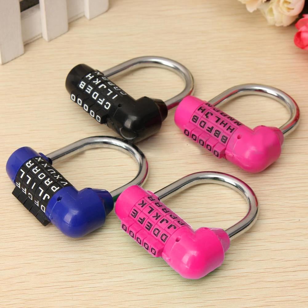 5-Letter Code Word Combination Padlock - High-Security Password Lock ...