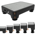 5-Level Adjustable Step Stool, 700 LBS Capacity Safety Bed Step for ...