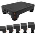 5-Level Adjustable Step Stool, 700 LBS Capacity Safety Bed Step for ...