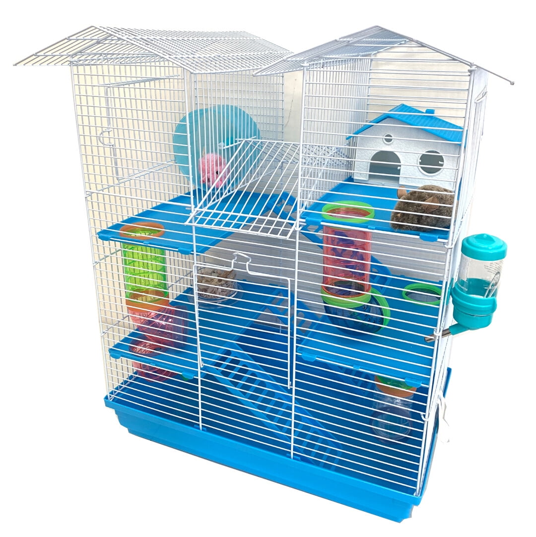 5-Level Large Twin Tower Syrian Hamster Habitat Gerbil Degu Mice Rat ...