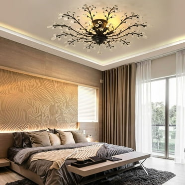 Gypsy Color Acrylic Crystal Chandelier, Multicolor 4 Light Ceiling ...