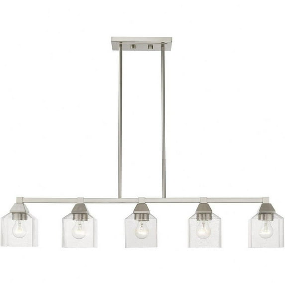 Bailey Street 5 Light Linear Chandelier, Architectural Style, 14.25 x 4 ...