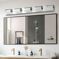 5 Lights Dimmable LED Contemporary Vanity Lights Fixture 38.2in ...