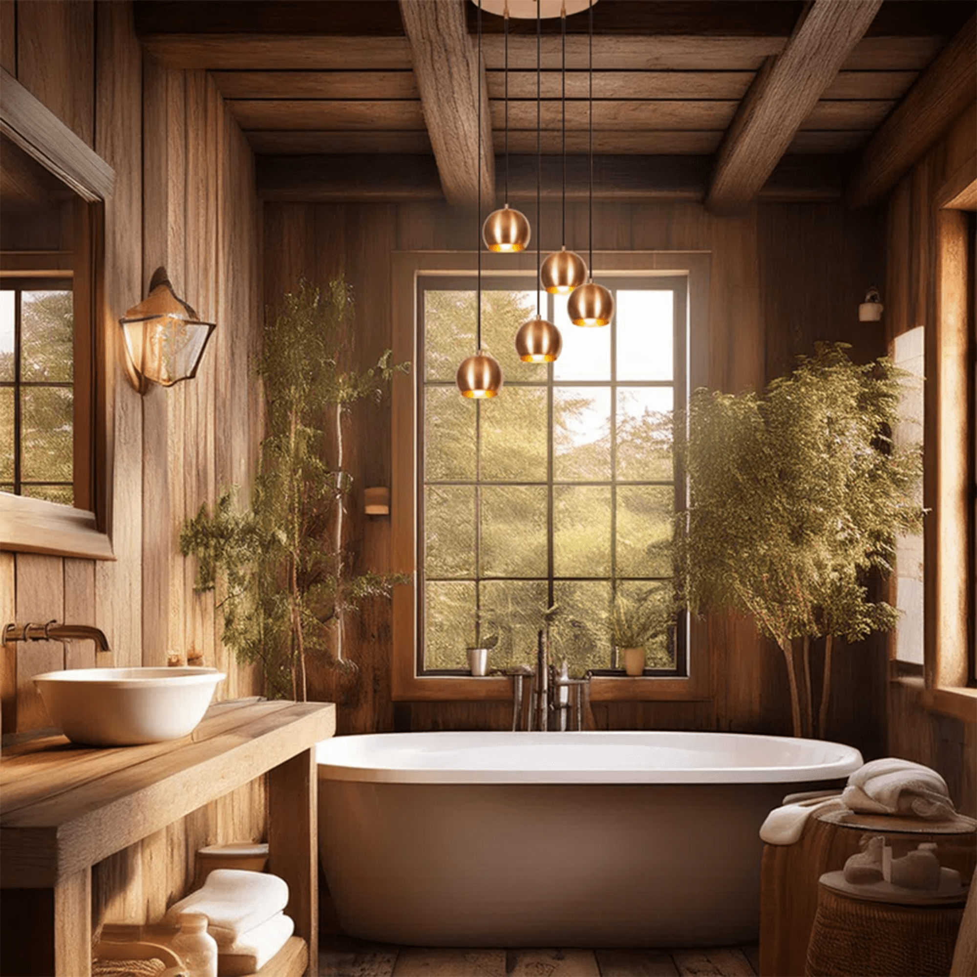 5 Lights Metal Body Cluster Pendant - Walmart.com