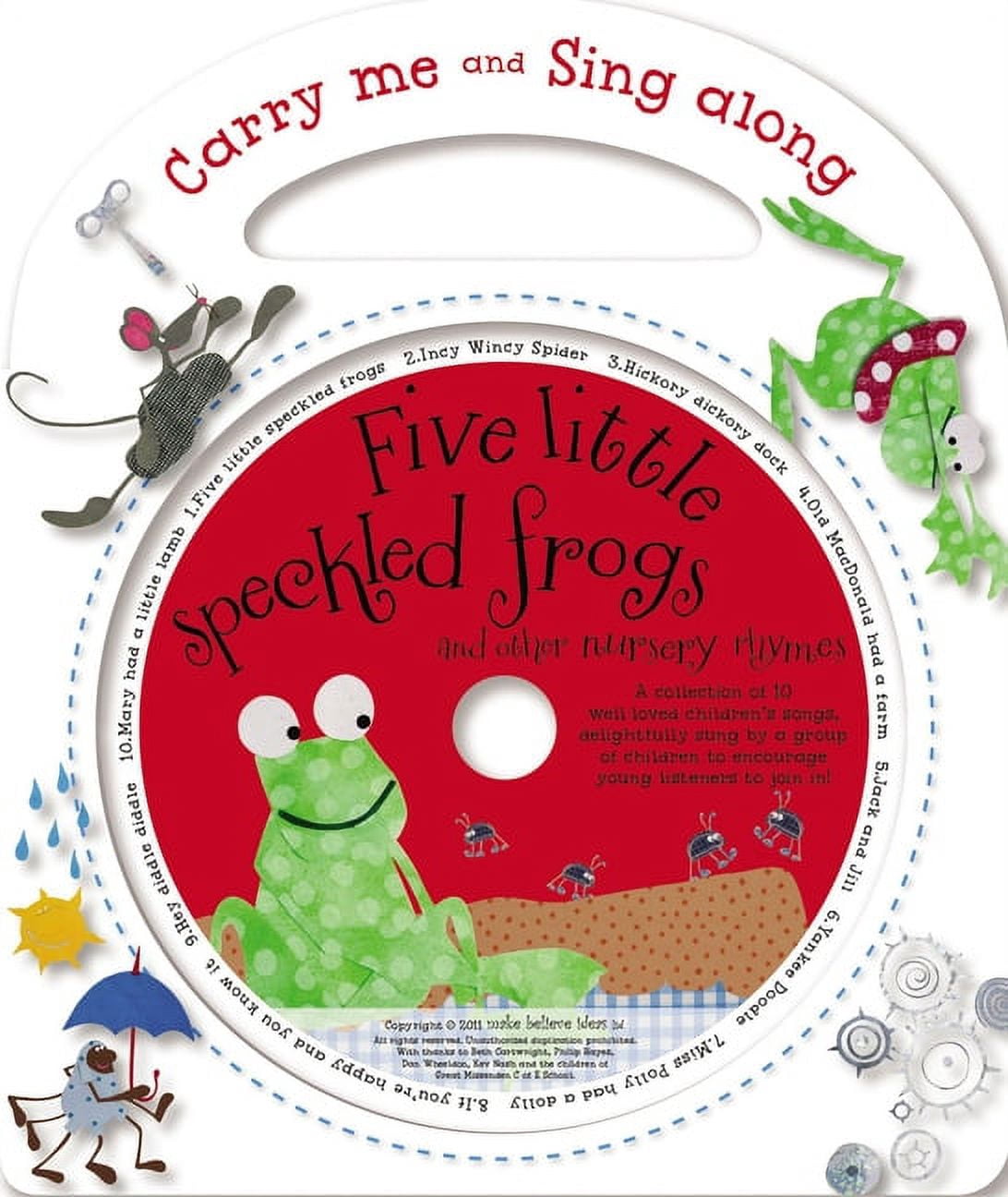 5 Little Speckled Frogs and Other Nurser (Board Book) - Walmart.com
