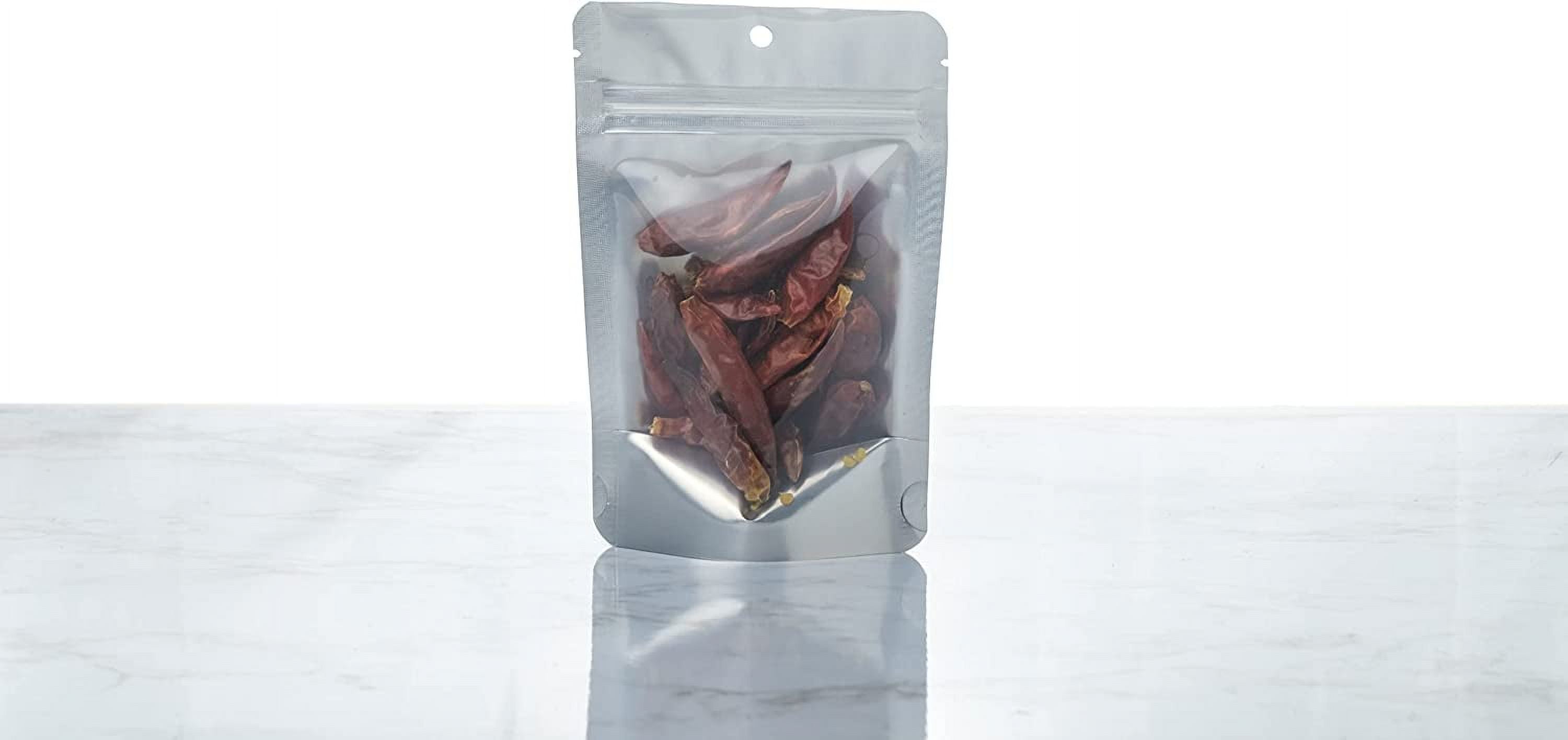 5 MIL Silver/Clear Stand Up Pouch Bags - Professional Flexible ...