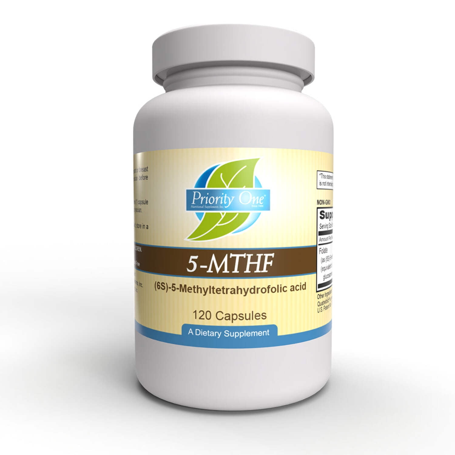 5 MTHF (120 Capsules) - Active form of folic acid.* Discontinued ...