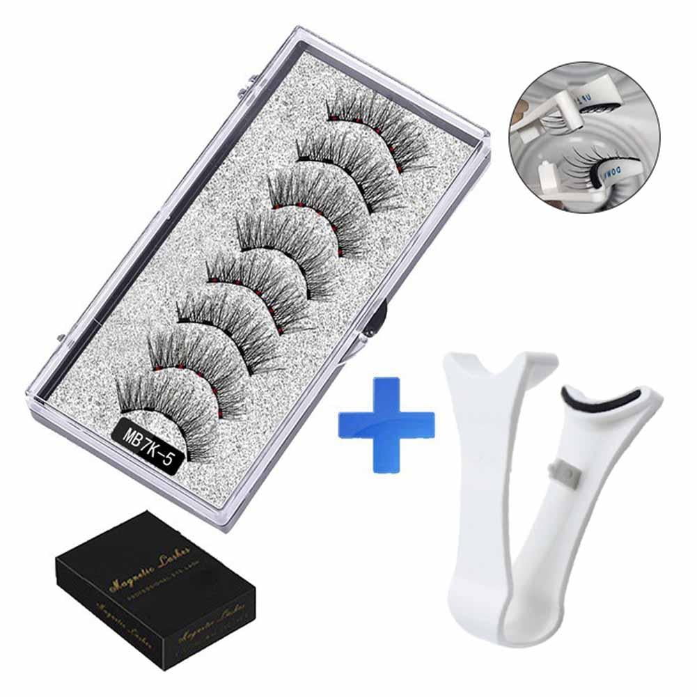 5 Magnetic False Eyelash Set Magnetic Eyelashes with Clip for Daily ... 5 Magnetic False Eyelash Set Magnetic Eyelashes with Clip for Daily ...
