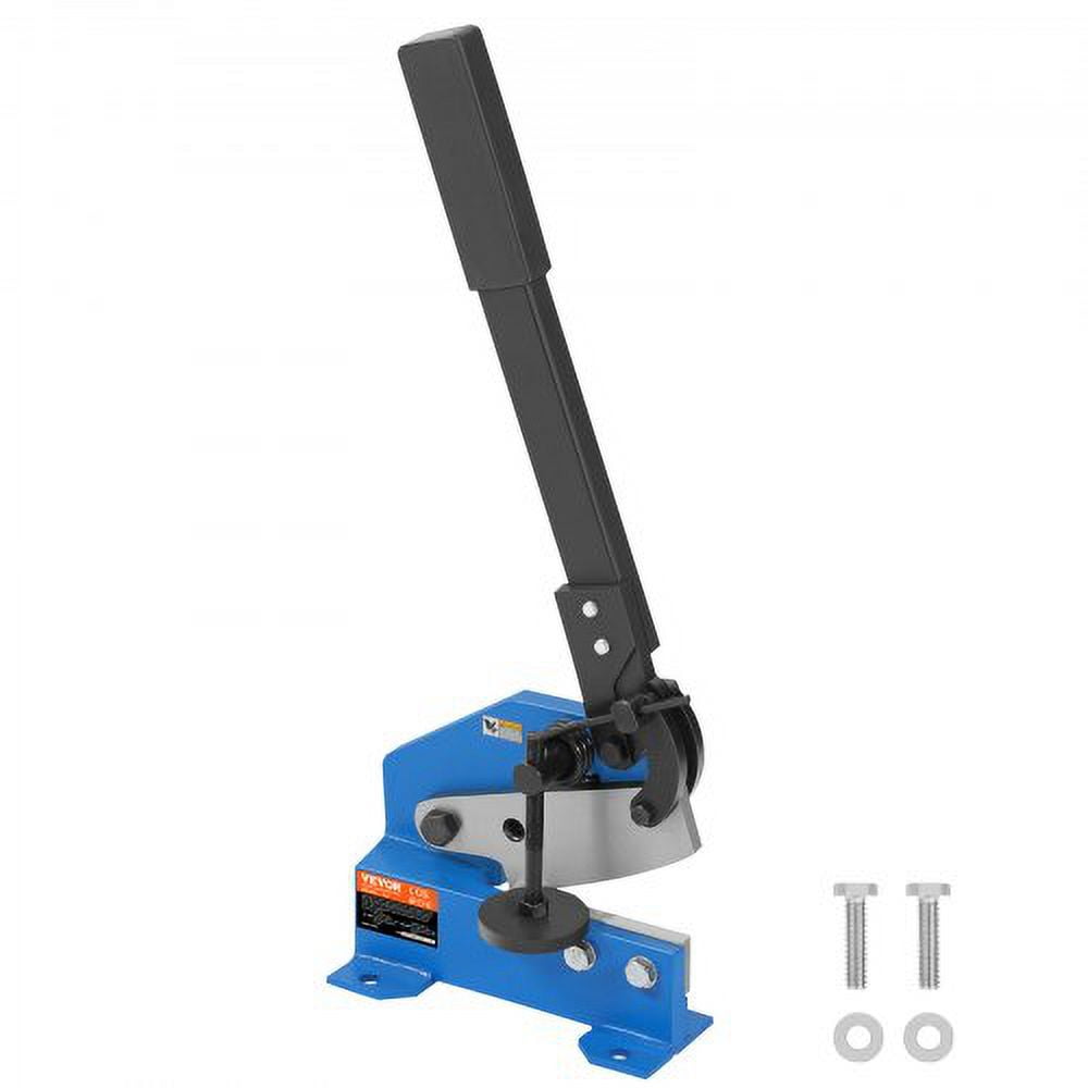 5" Manual Hand Plate Shear for Metal Sheet Processing, HS-5 Benchtop ...
