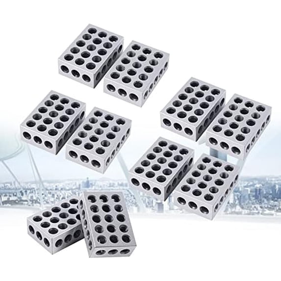 5 Matched 1-2-3 Blocks Set, Precision Machinist Milling, Industrial ...