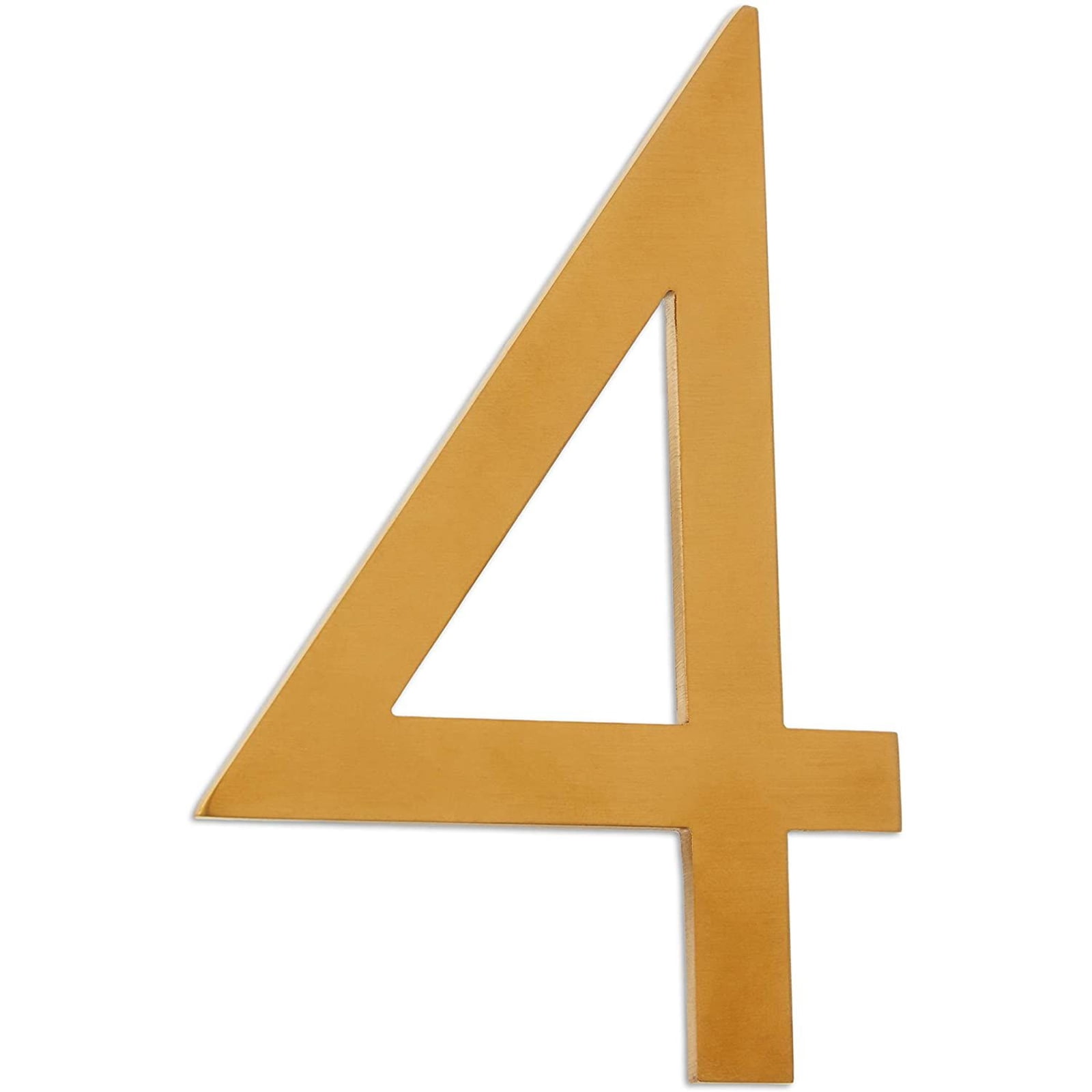 Gold Mailbox Numbers
