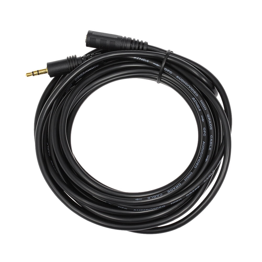 5 Meter Audio Extension Cable 3.5mm Jack Male to Female AUX Cable 3.5 ...