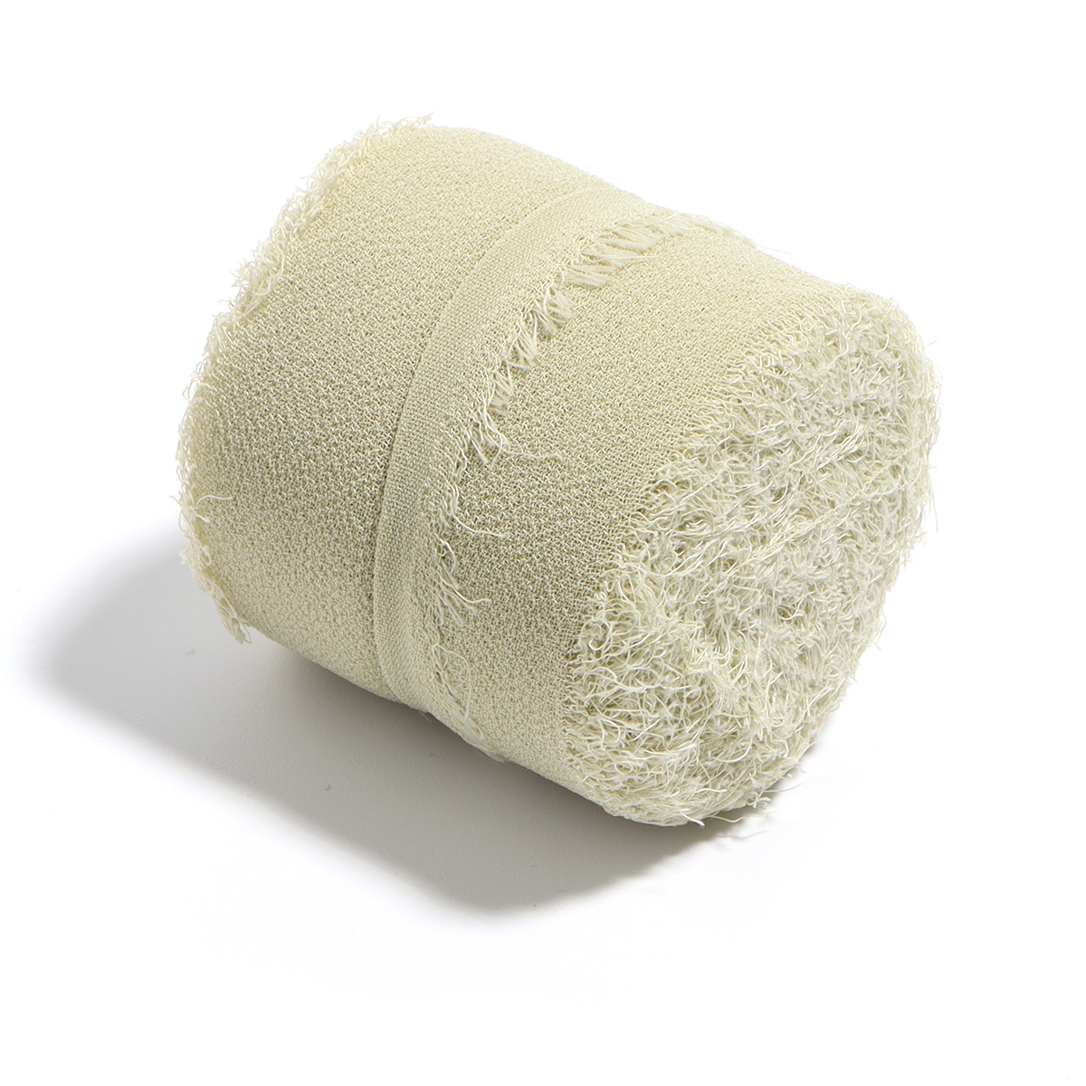 5 Meter/roll Color Chiffon Silk Ribbons Handmade Frayed Edged Ribbon ...