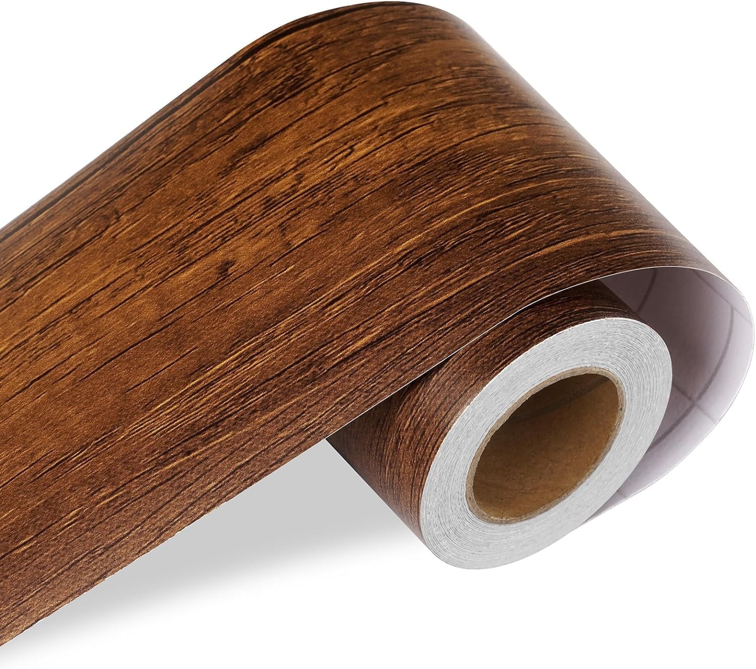 5 Meters Brown Wood Grain Wallpaper Border, Mirror Frame Sticker ...