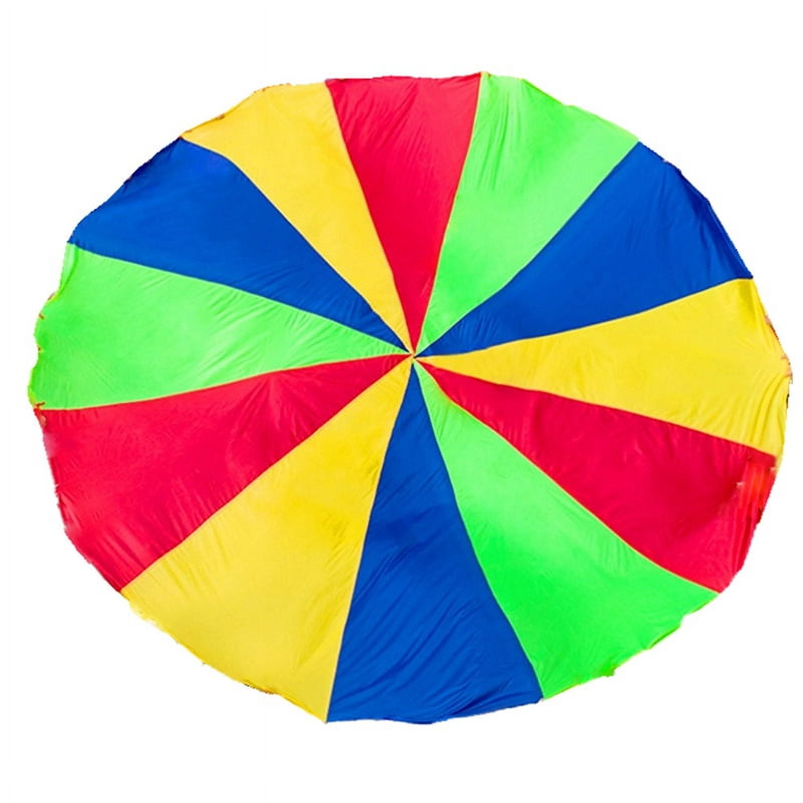 5 Meters Kids Parachute Game, Rainbow Cloth Game Colorful Mat with ...