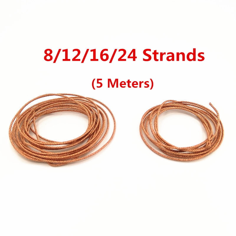 5 Meters Length 8/12/16/24 Strands Speaker Lead Wire Twist Copper Cable ...