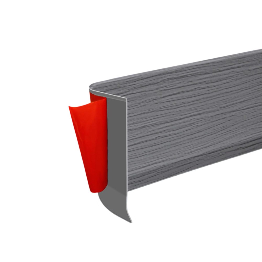 5 Meters Soft Pvc Skirting Plastic Skirting Waterproof Skirting Dark ...