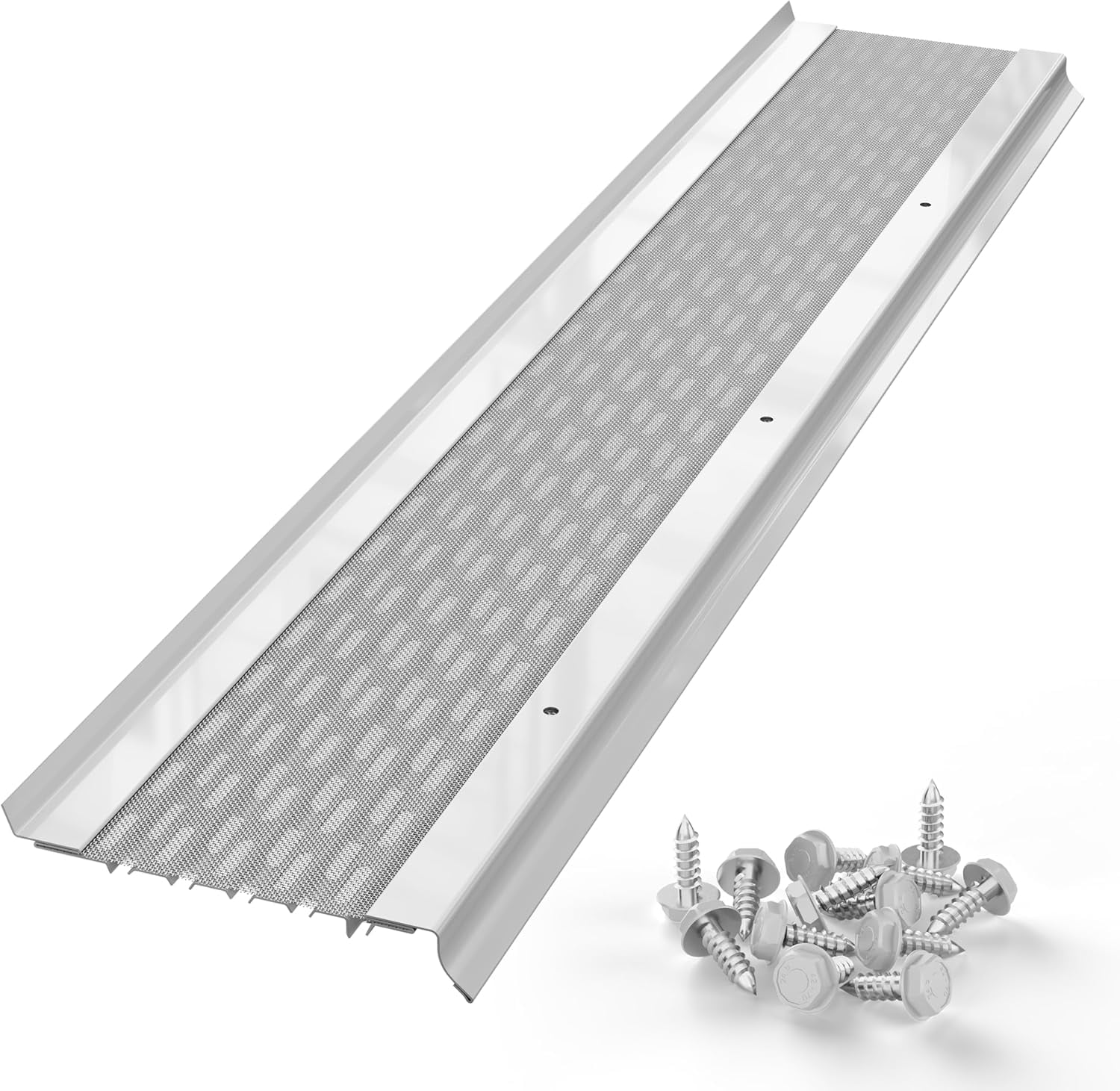 5" Micromesh Gutter Guard for Gutters Stainless Steel Gutter Guard Kit ...